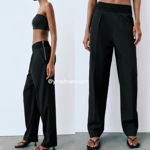 Zara | Pants & Jumpsuits | Zara Pleated Pants | Poshmark